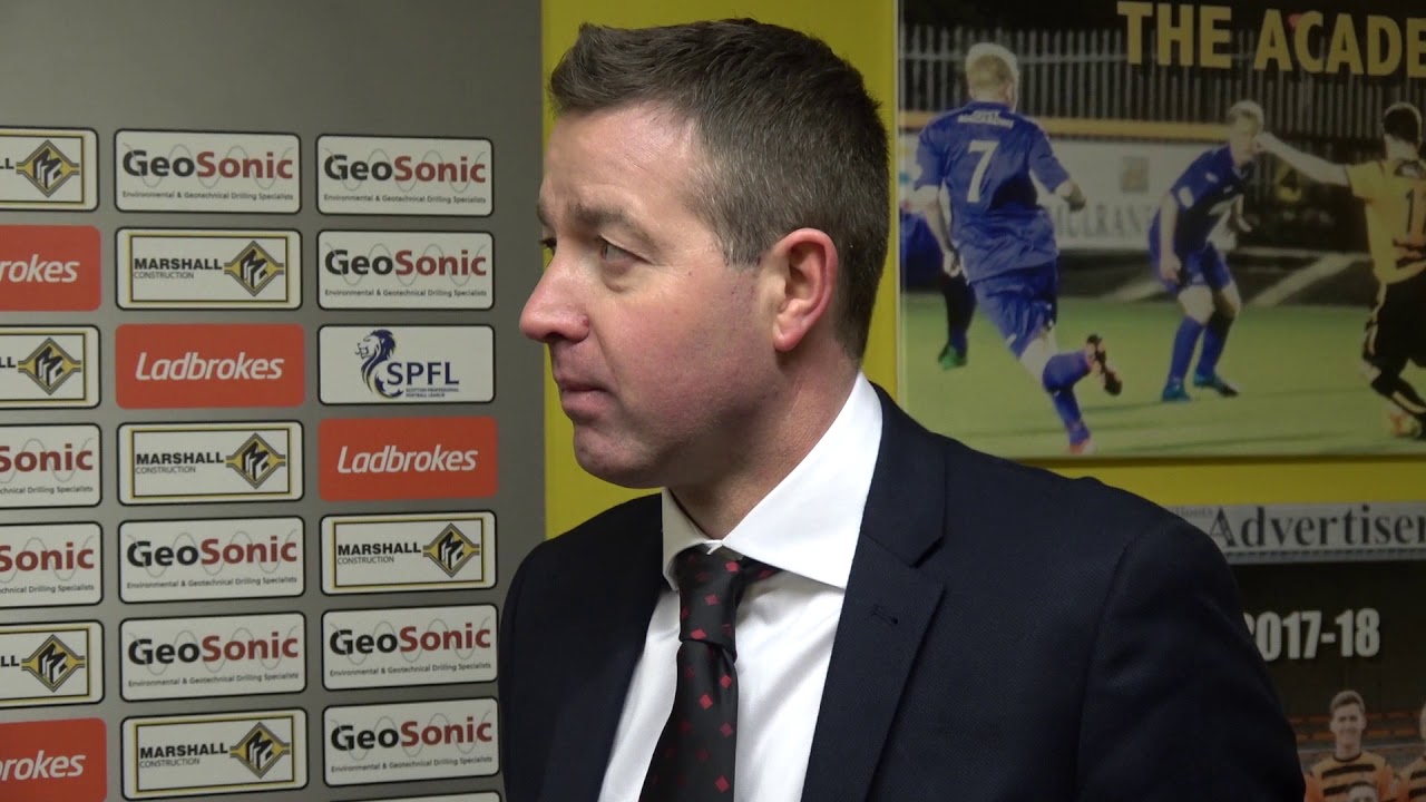 Stephen Findlay | Post Alloa v Airdrieonians | 17th March '18 - YouTube