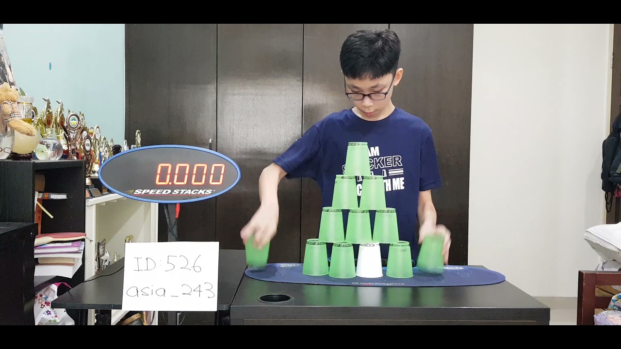 WSSA World Sport Stacking Championships 2021 - Individual Prelims 12M ...