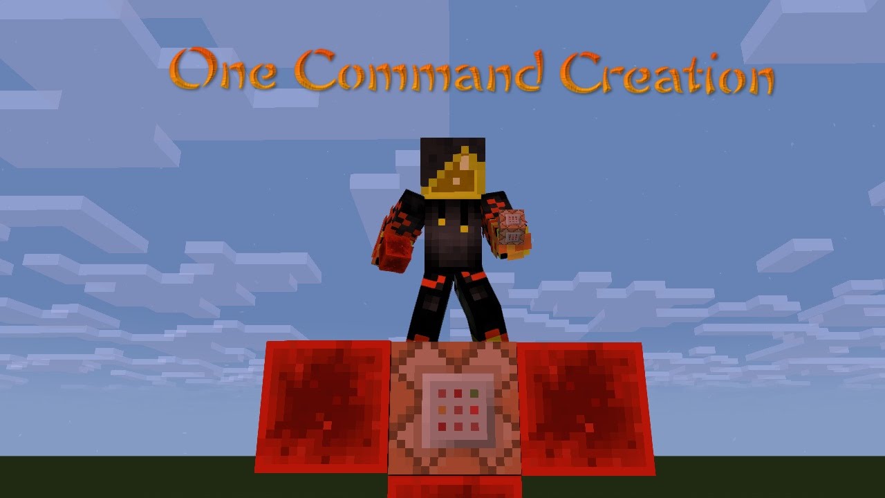 One Command Creation: Fireball Wand/Fireball Fishing Rod - YouTube