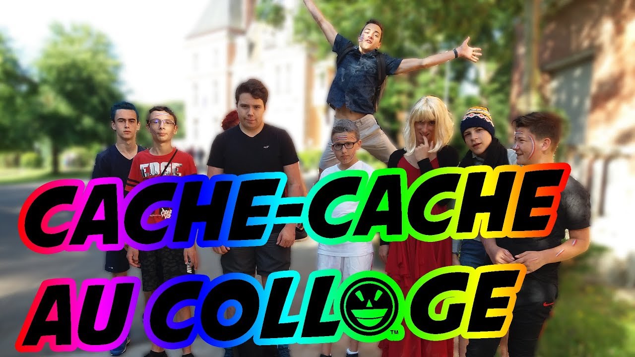 Un cache-cache dans mon collège!! - YouTube
