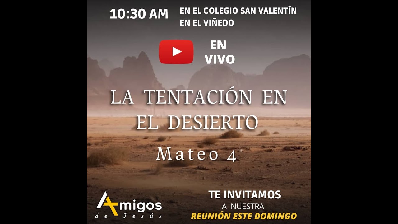La tentación en el desierto - YouTube