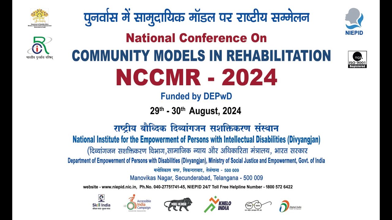 Day 2 - National Conference on “Community Models in Rehabilitation” on ...