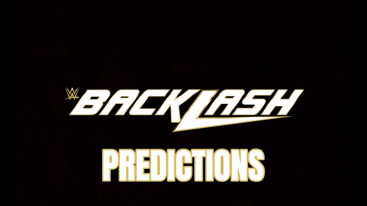 WWE Backlash 2023 Predictions - YouTube