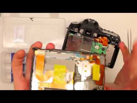 Canon 50D Disassembly - Shutter Button Replacement - YouTube