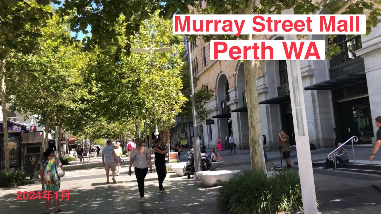 Perth Walking Tour 2024 | Murray Street Mall, Elizabeth Quay ...