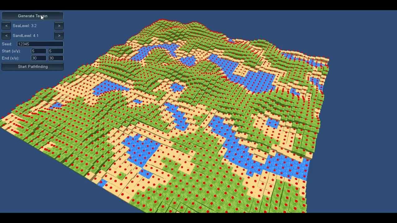Path finding example - YouTube