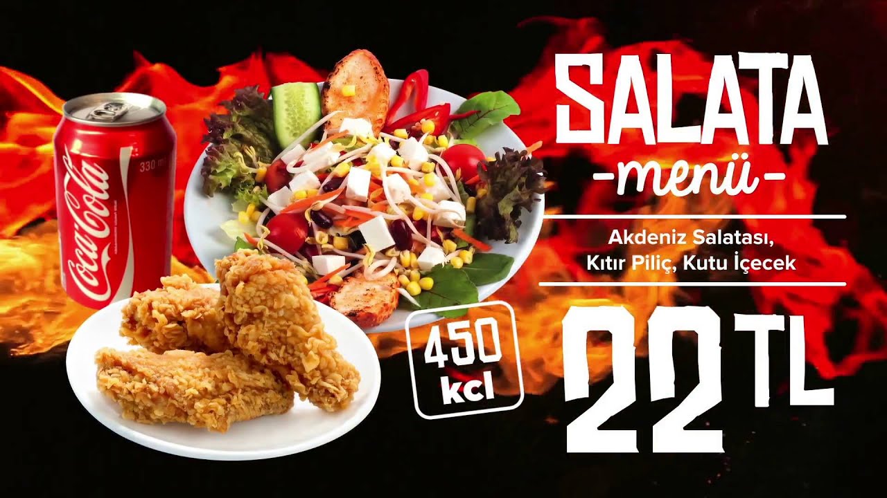 Fast Food Digital Menuboard Demo 101 - YouTube