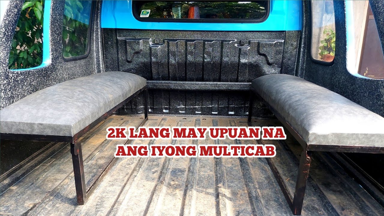 Paano gumawa ng upuan sa likod ng MULTICAB|@bhamzkievlog5624 - YouTube