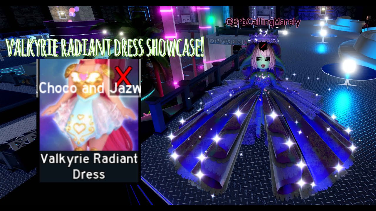 VALKYRIE RADIANT DRESS SHOWCASE IN RH! (Royale High) - YouTube