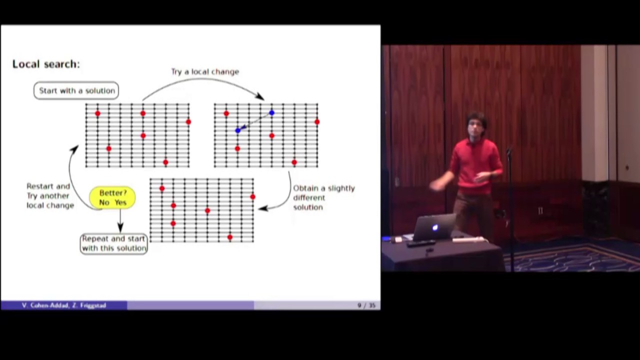 Approximation Schemes for k-means,k-median,and other clustering problems via local search - YouTube