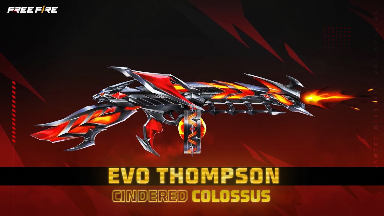 NEW EVO | Thompson- Cindered Colossus | Free Fire NA - YouTube