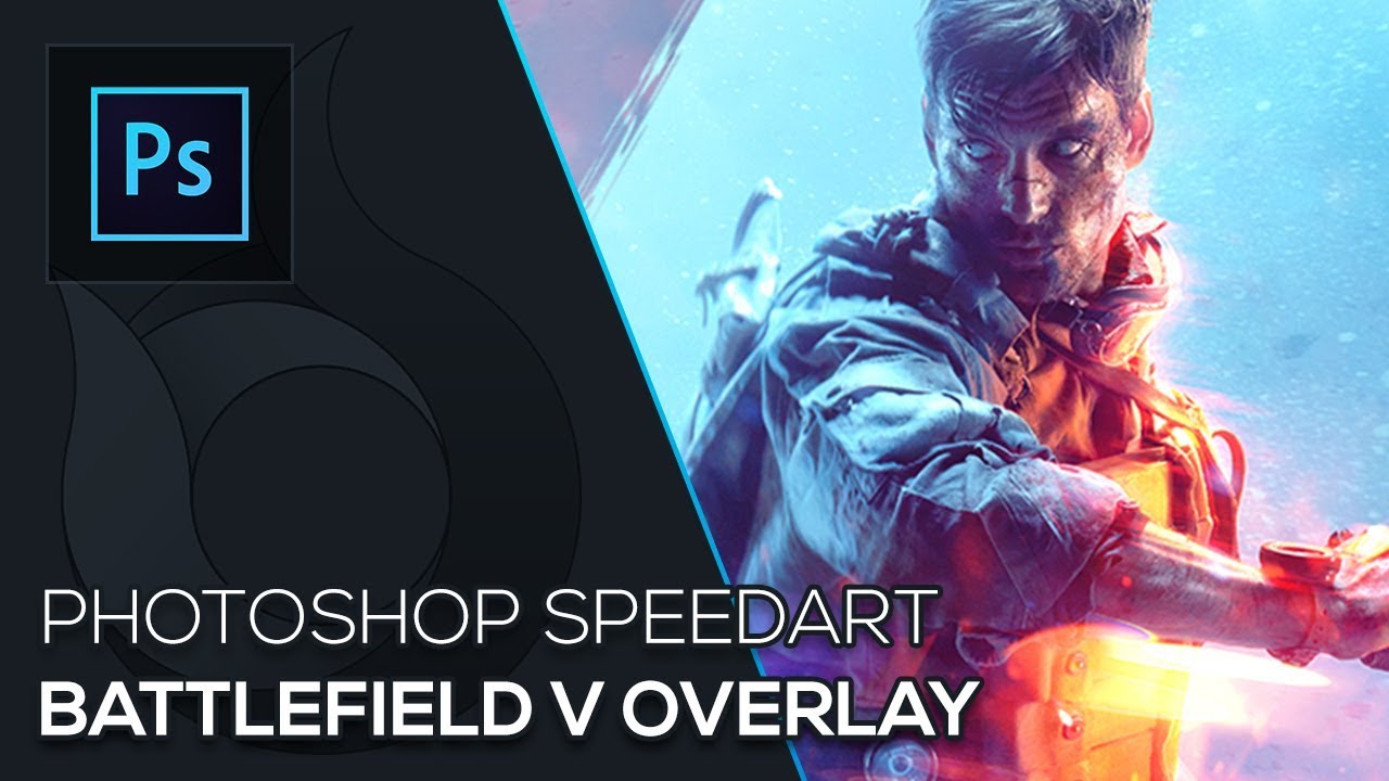 Battlefield V Twitch Overlay | Photoshop Speedart | Free Download ...