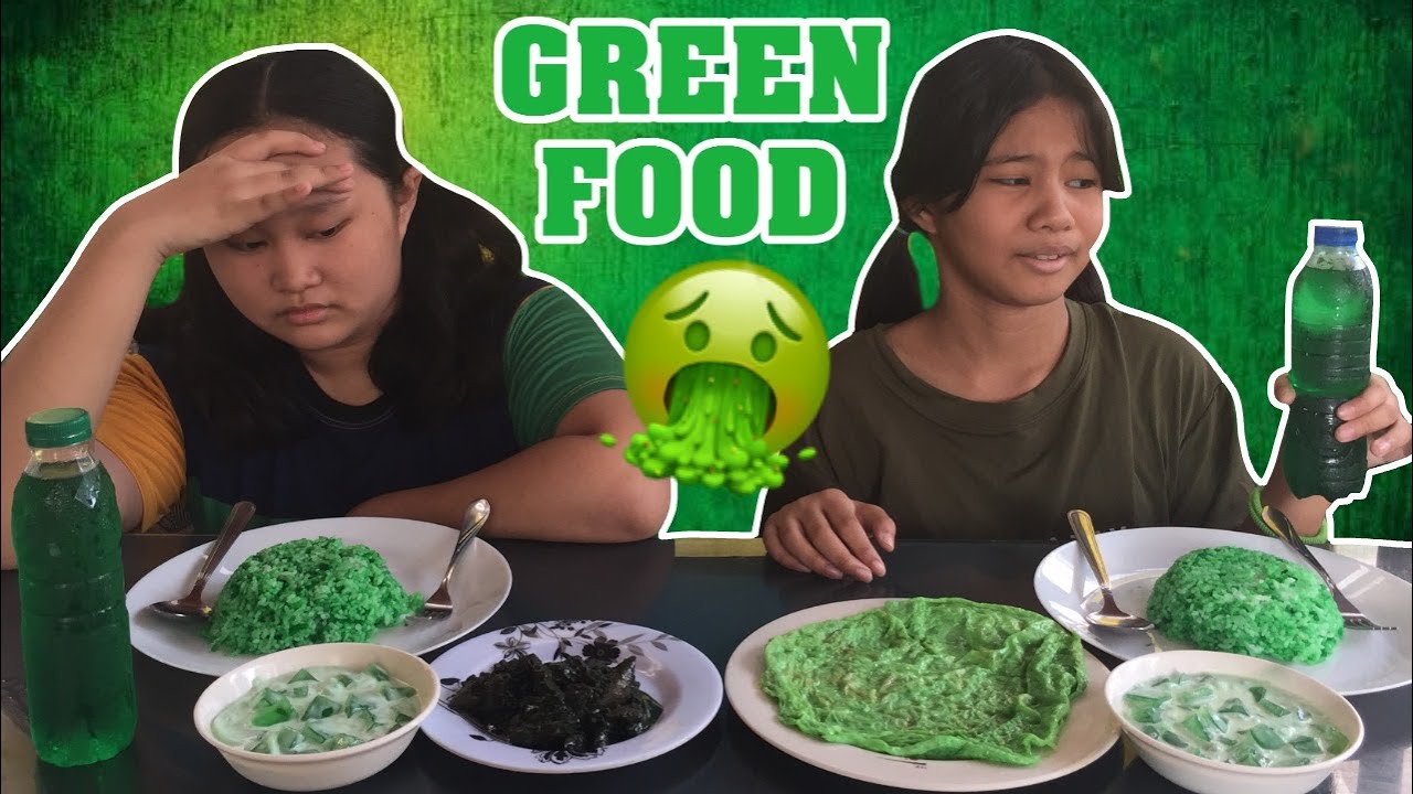 GREEN FOOD CHALLENGE (MAY SUMUKA) - YouTube