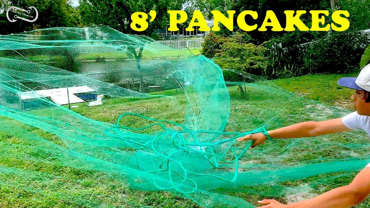 CAST NET MADE EASY KID THROWS AN 8 FOOT NET WITH EASE - YouTube