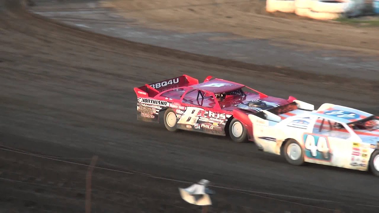 IMCA Late Model make up feature Independence Motor Speedway 8/15/15 ...