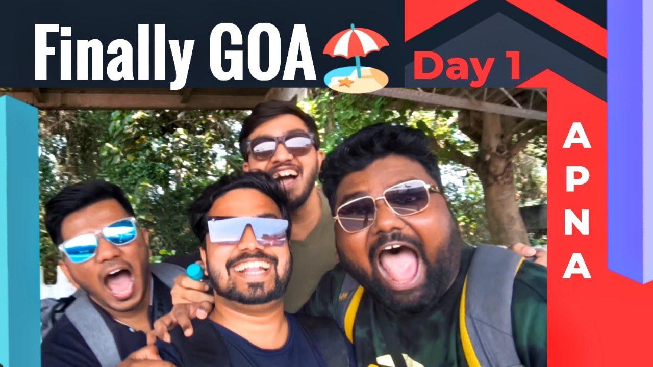 GOA Vlog Part I | Hotel Eternal wave Near Calangute Beach ⛱️ | Swimming ...