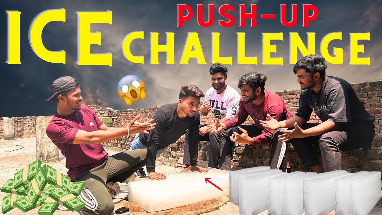 Ice Push Up (Position) Challenge With GYM Boys | 5100rs का इनाम कोन ...