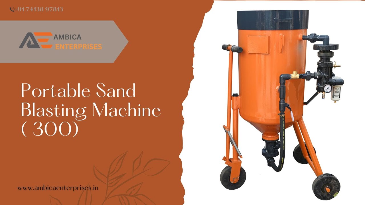 Best Portable Sand Blasting Machine (PB300R) | Portable Abrasive Blast ...