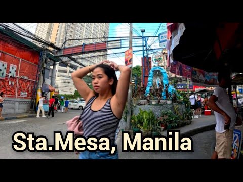 Exploring Sta.Mesa Manila Philippines 🇵🇭-Virtual Tour - YouTube