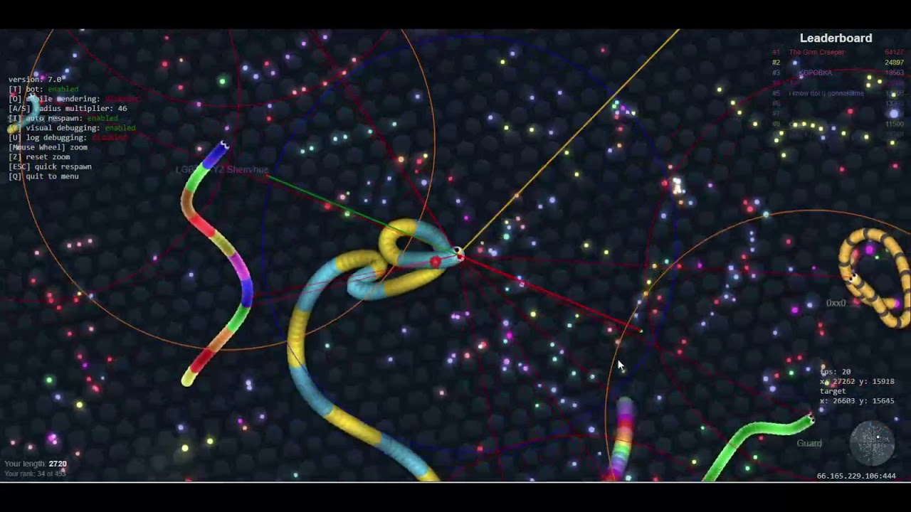 slither.io tag(tool assisted gameplay) - YouTube