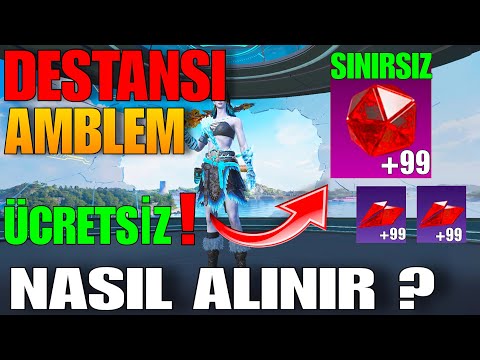 BEDAVA DESTANSI AMBLEM 🤑 SINIRSIZ KASMA TAKTİĞİ🤯 %100 TAKTİK✅