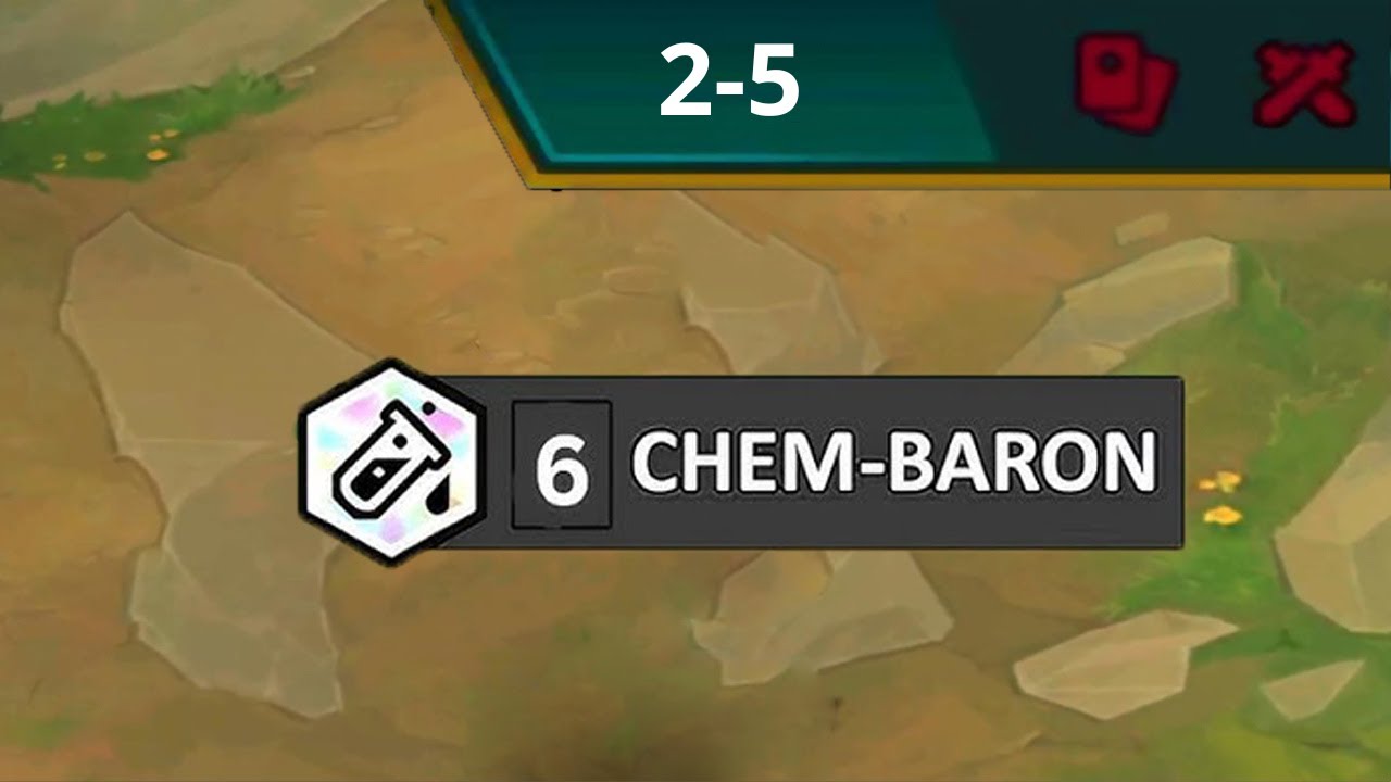 6 Chem-Baron at 2-5⭐⭐⭐ !? | TFT Into the Arcane - YouTube