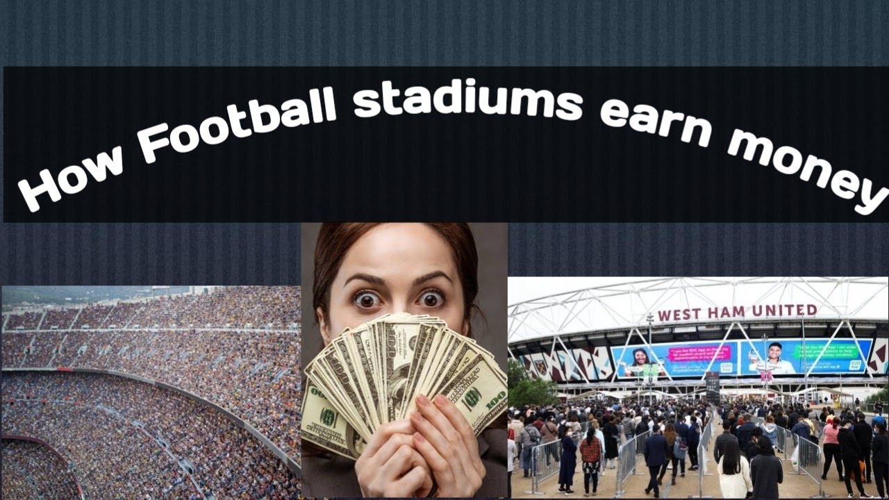 How do football stadiums generate money..#football #money #stadium ...