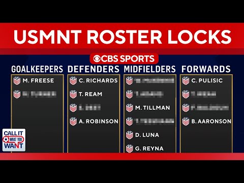 USMNT Roster LOCKS for the 2026 FIFA World Cup! | Should Gio Reyna make the cut? | CIWYW