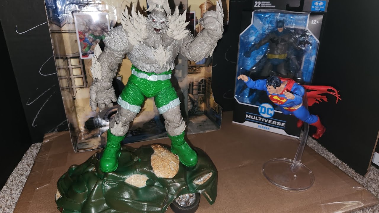 Mcfarlane DC Multiverse Gold Label Superman vs. Doomsday #goybot # ...