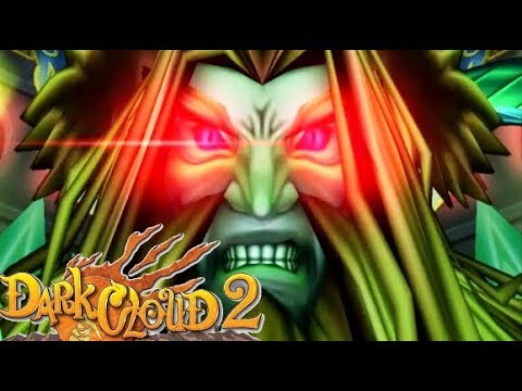 Dark Cloud 2, Master of Darkness Emperor Griffon Boss! - YouTube