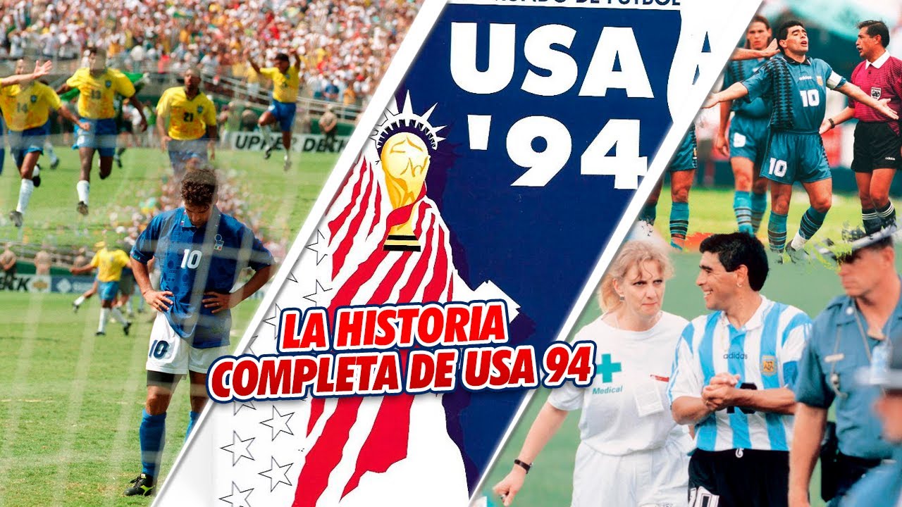La HISTORIA completa de "USA 94" en 4 MINUTOS: Baggio y Maradona NOS ...