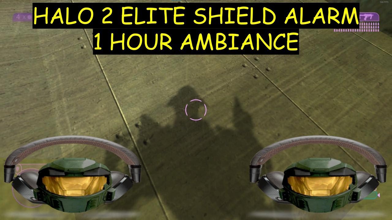 Halo 2 Elite Shield Warning 1 Hour Ambiance - YouTube