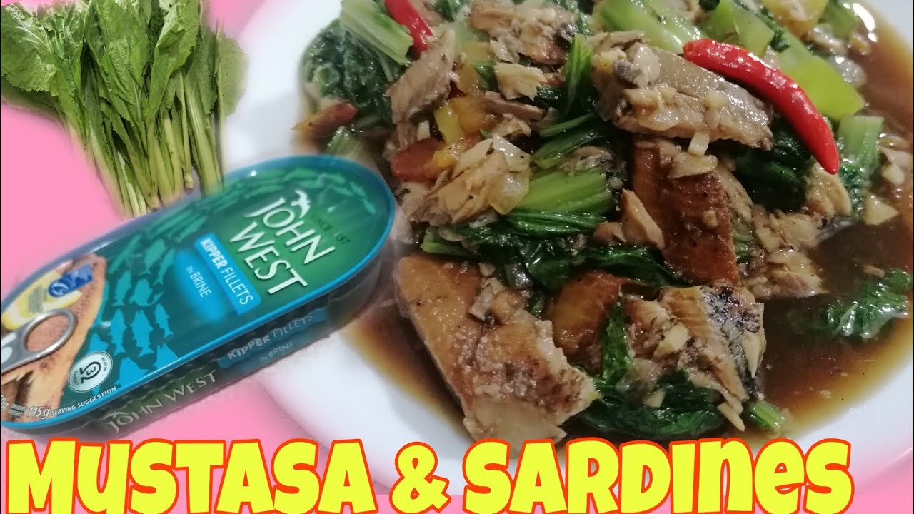 Healthy Mustasa &, Sardines Recipe /jazz cooking hour - YouTube