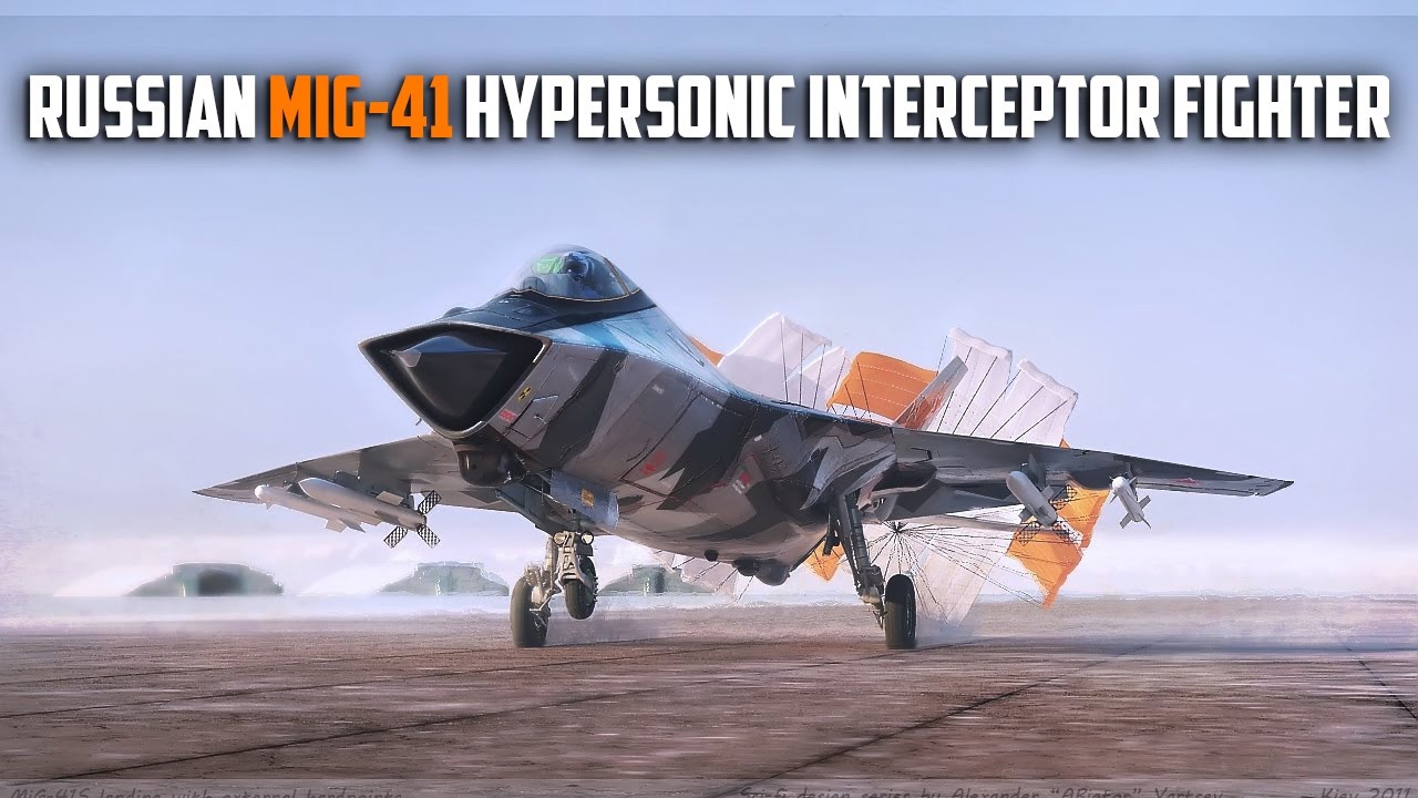 New Russian MiG-41 Hypersonic Interceptor Fighter - YouTube