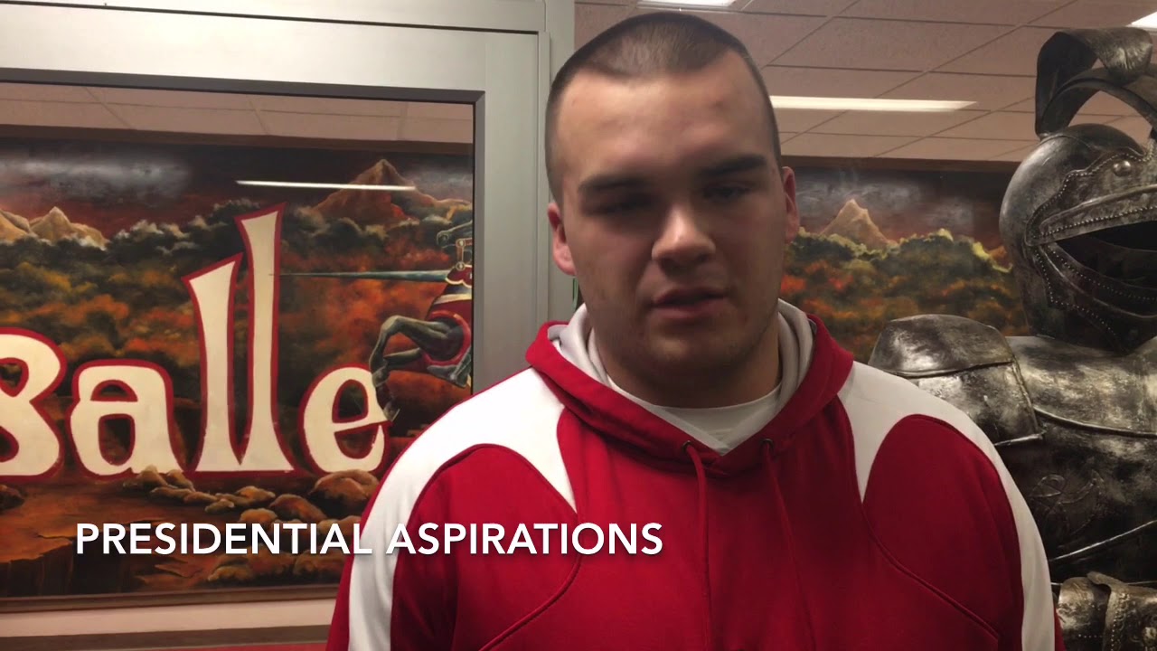 La Salle’s Michael Wergers wants to be President - YouTube