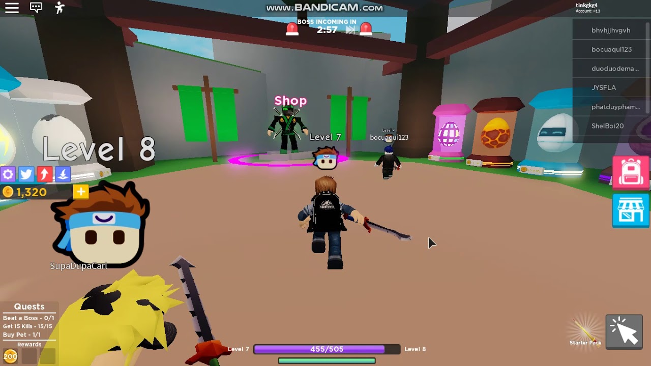 Roblox lần đâu tiên chơi máy tính trong game slicing simulator - YouTube