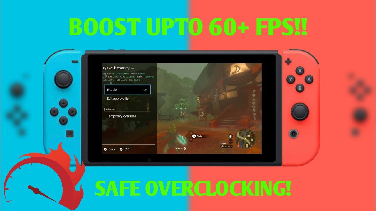 Safely Boost Switch Performance To Get Upto 60+ FPS!! - YouTube