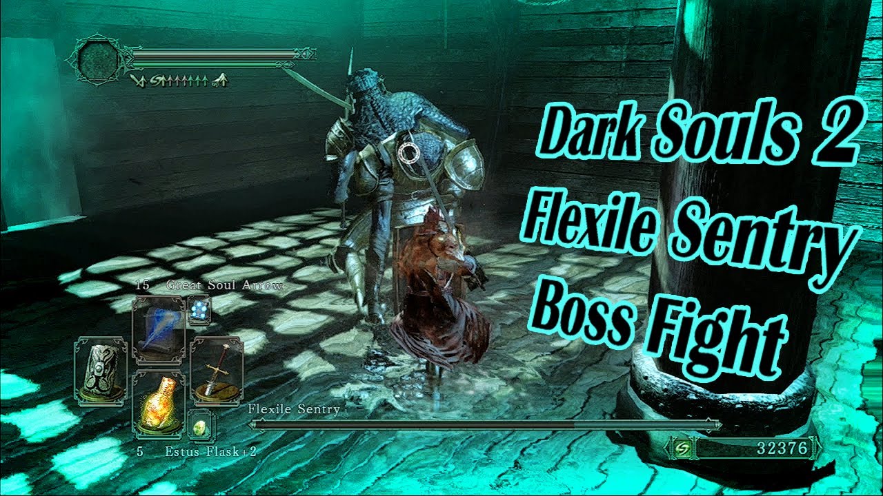 Dark Souls 2 Flexile Sentry Boss Fight - YouTube