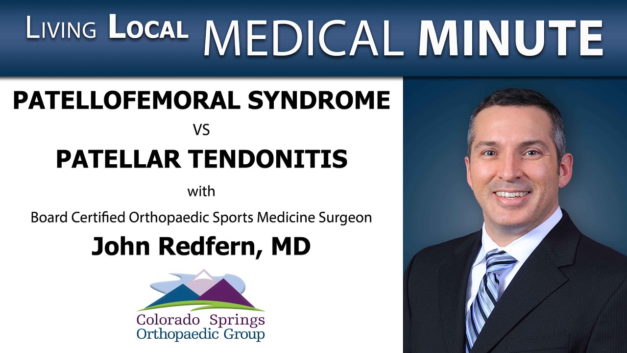 Part 1 Patellofemoral Syndrome vs Patellar Tendonitis with Dr. John ...