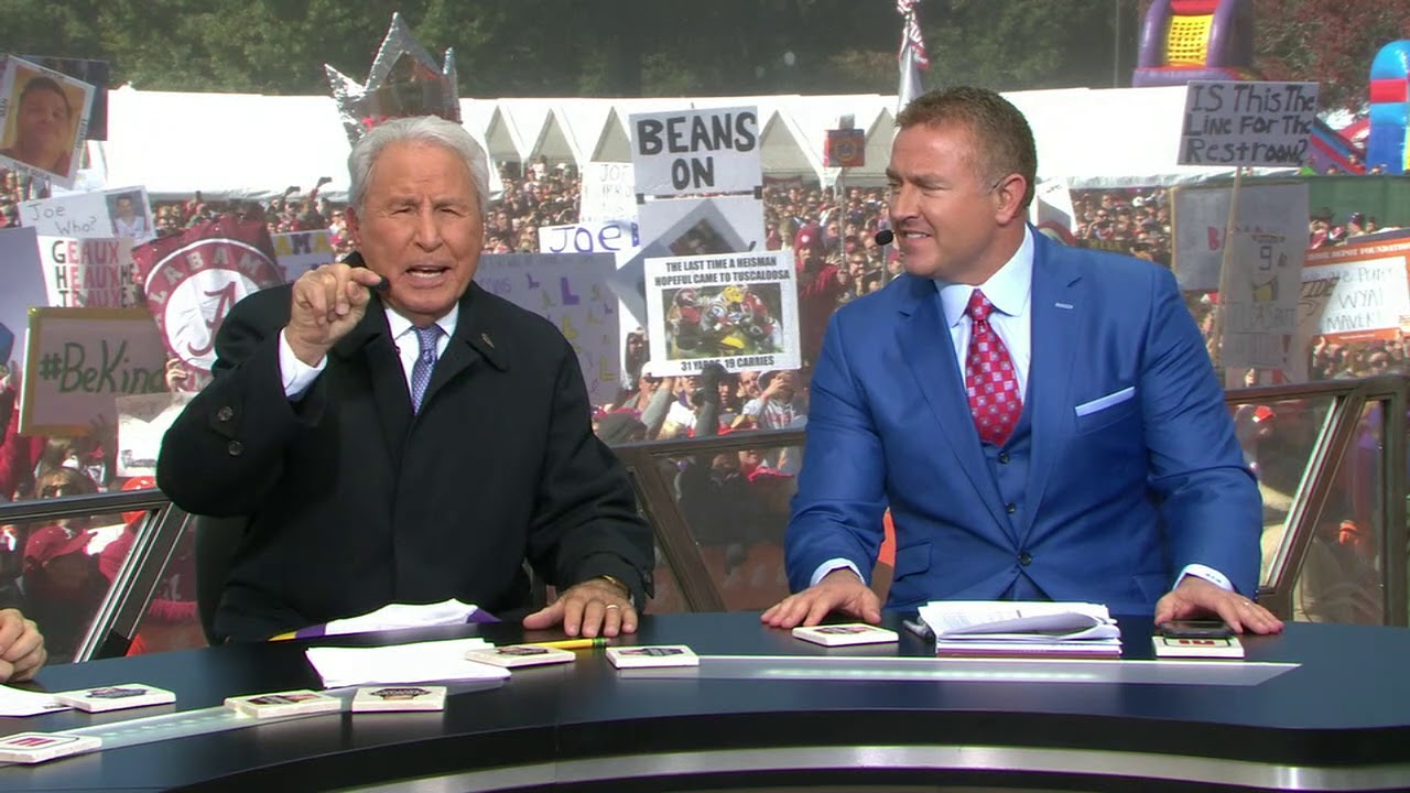 Lee Corsos Pick For LSU And Alabama//College Football Highlights 2019 ...