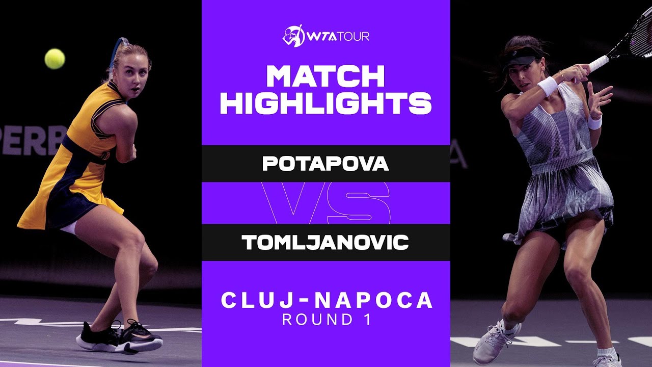Anastasia Potapova vs. Ajla Tomljanovic | 2021 Cluj-Napoca Round 1 ...