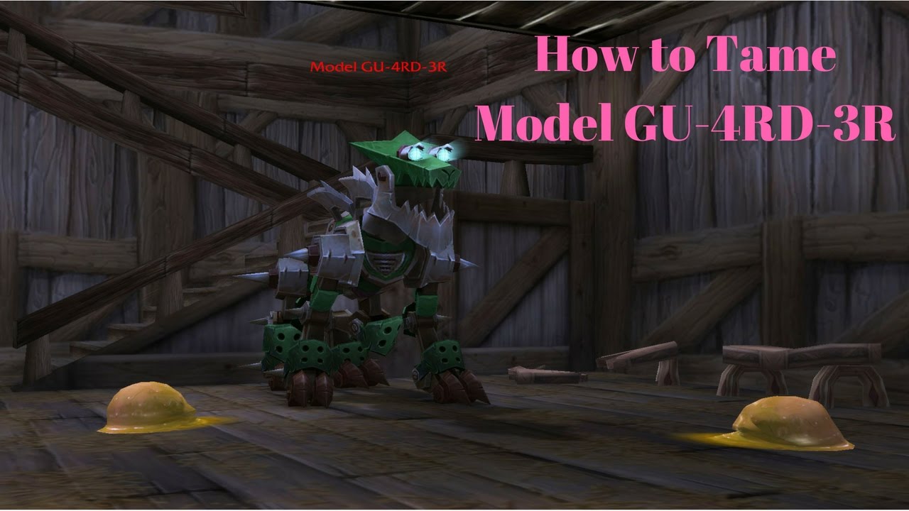 How to Tame Model GU-4rd-3r Hunters only! -Alcaz Island - YouTube