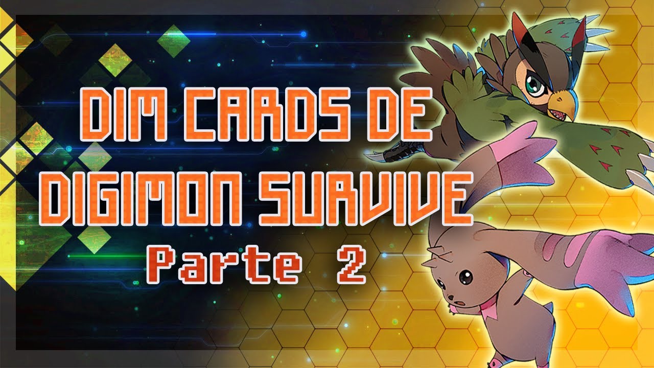DIM CARDS de DIGIMON SURVIVE Parte 2 | LOPMON y FALCOMON | (FANMADE ...