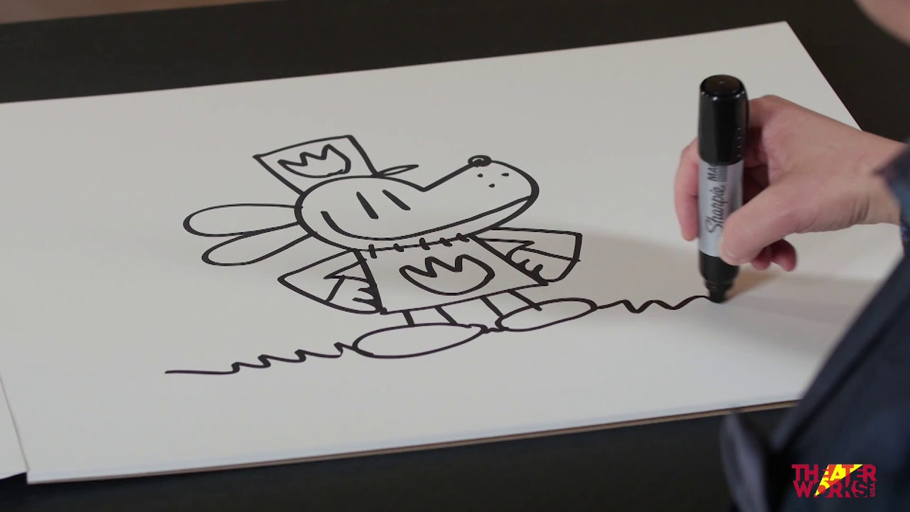 Dav Pilkey Talks Dog Man: The Musical! - YouTube