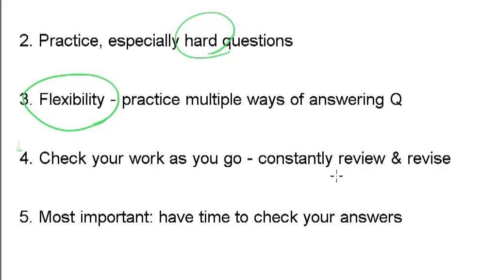 How to Get an 800, SAT Math Tactics #7 - YouTube