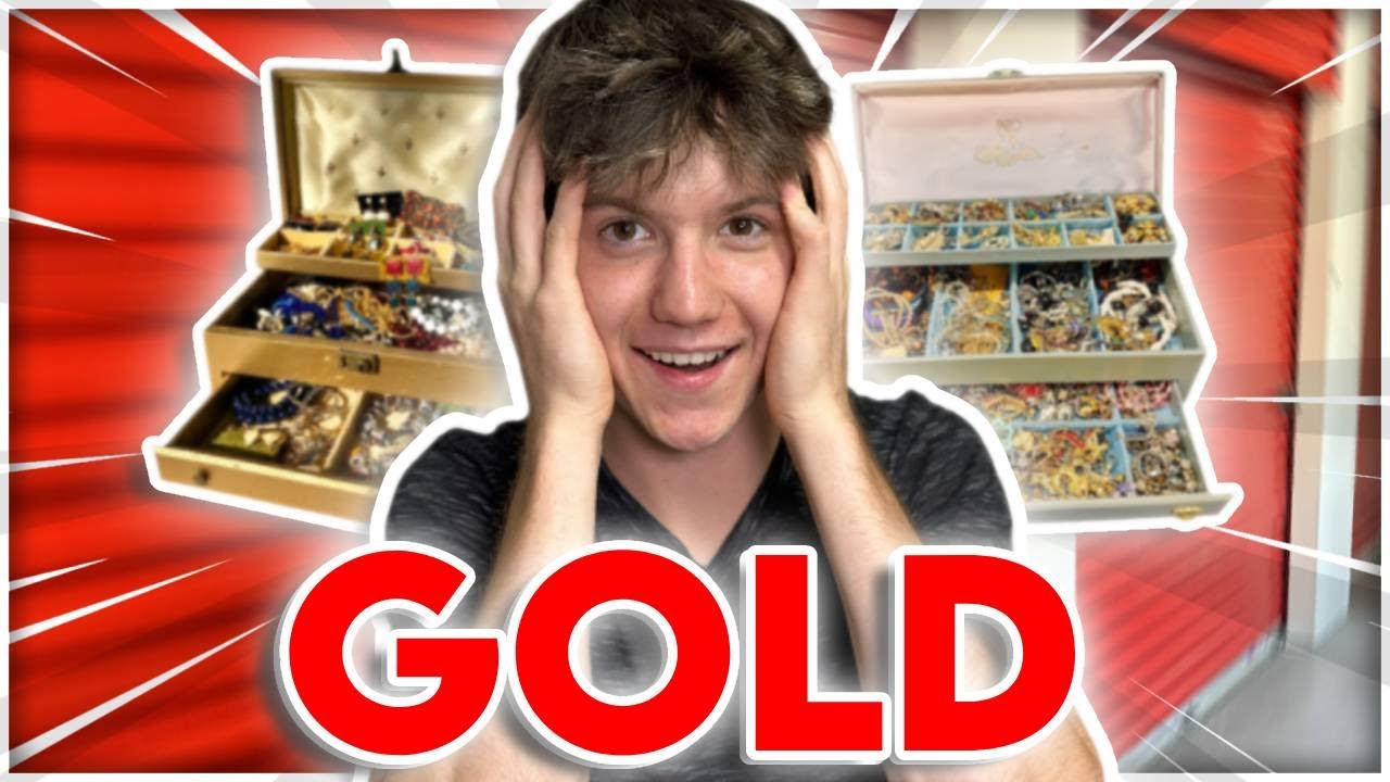 JEWELRY HOARDERS Abandoned Storage Unit - GOLD & SILVER!! - YouTube