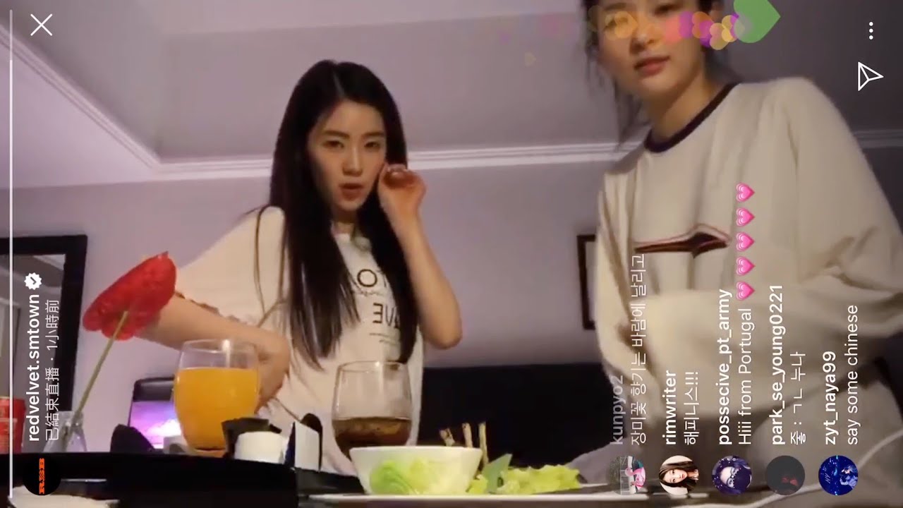 190426 레드벨벳 Red Velvet ‘SAPPY' Instagram Live - YouTube