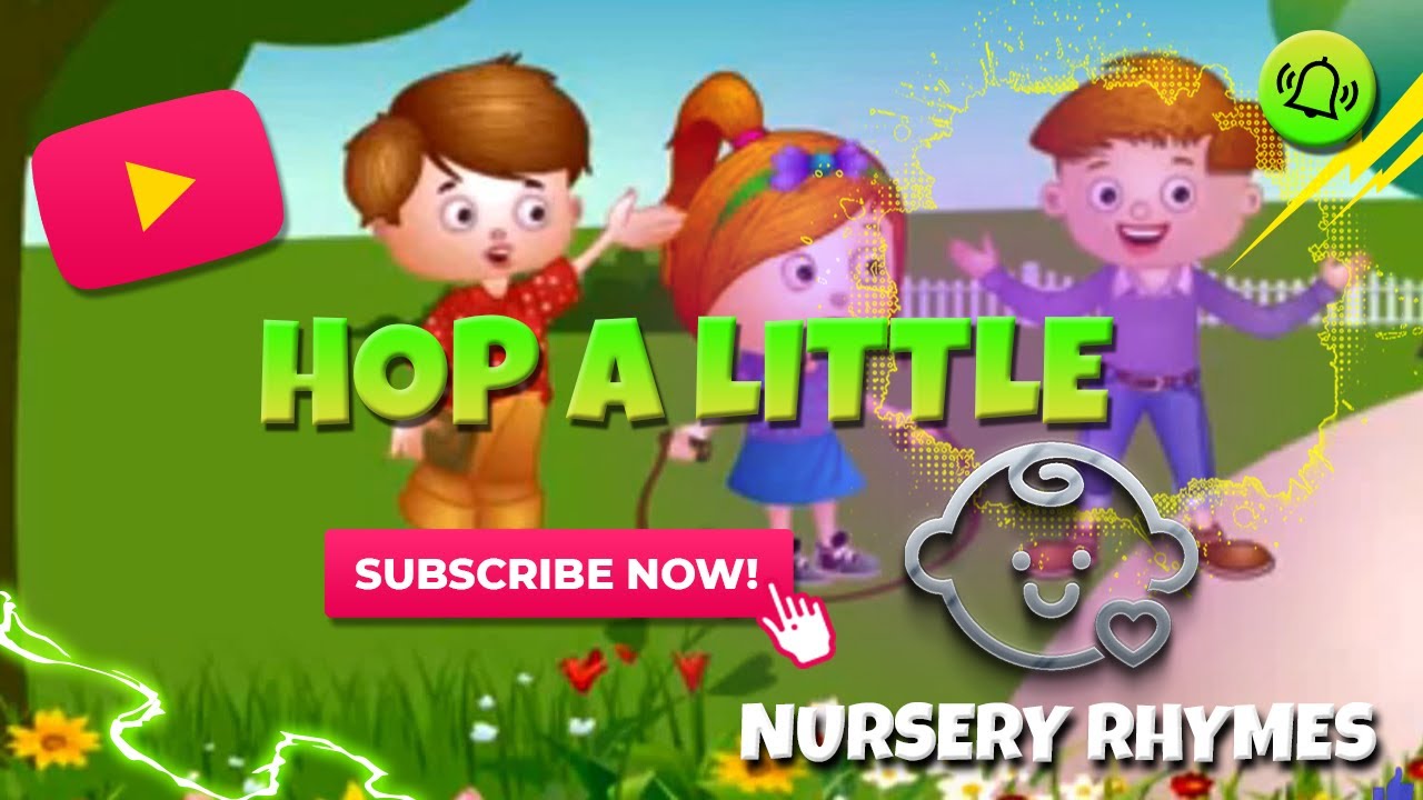 #hopalittle #nurseryrhymes #nursery #rhymes Hop a little jump a little ...