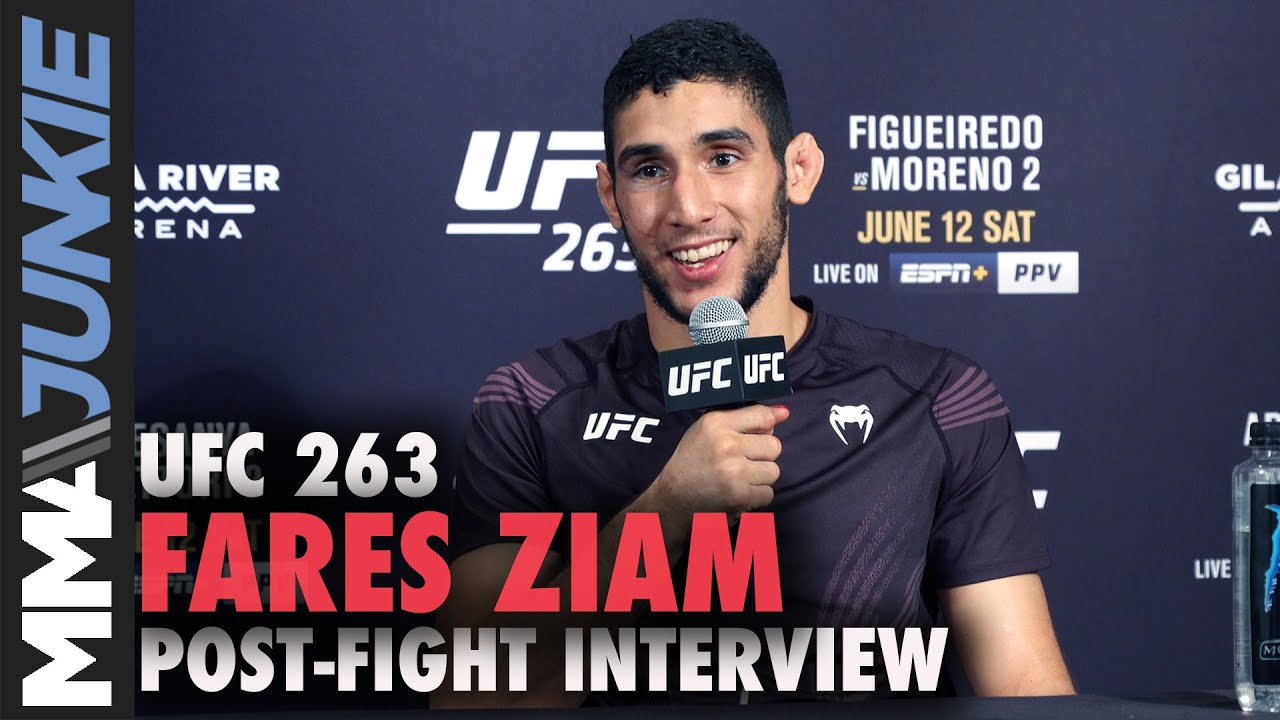 Fares Ziam still wants to 'smash' Bobby Green | UFC 263 interview - YouTube