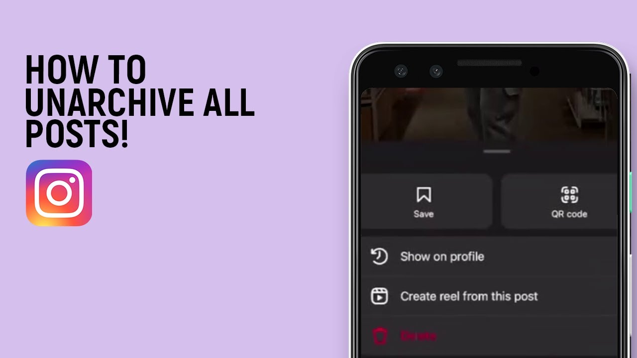 How To Unarchive All Posts On Instagram At Once [easy] - YouTube